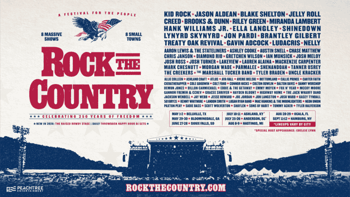Rock The Country 2026 Announces Massive Multi-City Festival Tour ...